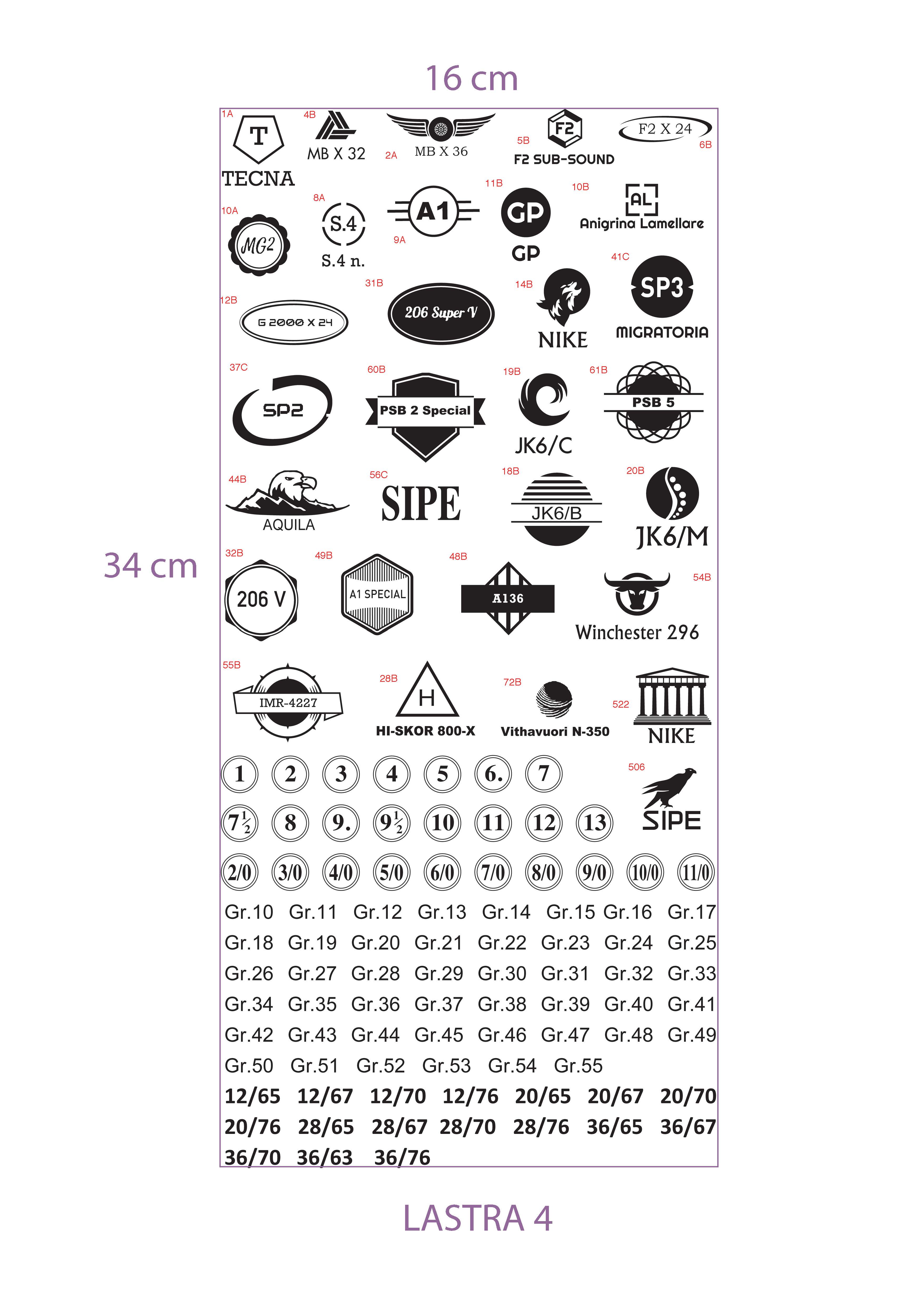 GAEP 12ga Linear Printing Kit for Shotshells